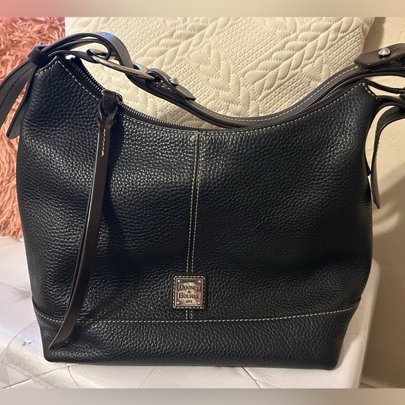 Dooney & Bourke | Bags | Dooney Bourke Pebble Leather Hobo Bag | Poshmark